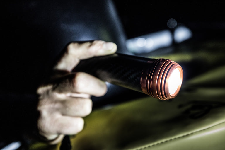 Crew Carbon Floating Torch and Search Light + Water Activated Strobe ...