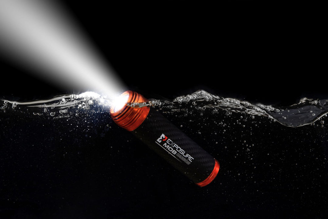 Crew Carbon Floating Torch and Search Light + Water Activated Strobe ...